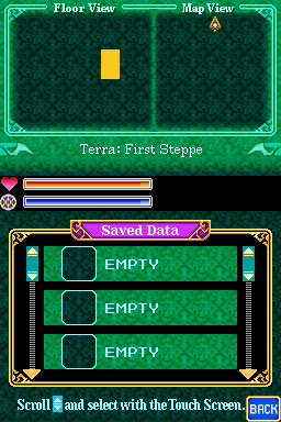 Screenshot of Deep Labyrinth (Nintendo DS, 2006) - MobyGames