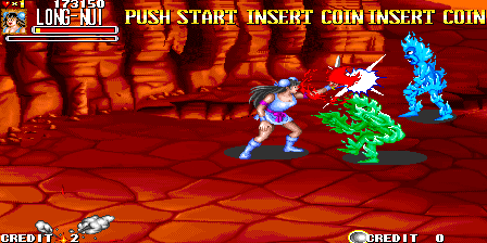 Screenshot of Oriental Legend (Arcade, 1997) - MobyGames