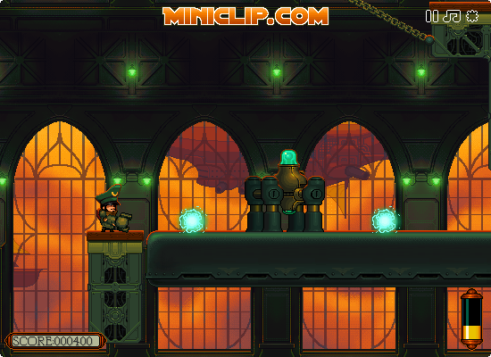 Screenshot of Dirk Valentine and the Fortress of Steam (Browser, 2008 ...