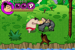 Screenshot of Super Duper Sumos (Game Boy Advance, 2003) - MobyGames
