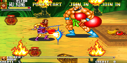 Screenshot of Oriental Legend (Arcade, 1997) - MobyGames