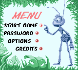 Screenshot of Disney•Pixar A Bug's Life (Game Boy Color, 1998) - MobyGames