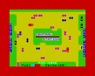 Screenshot of Taxi! (ZX Spectrum, 1983) - MobyGames
