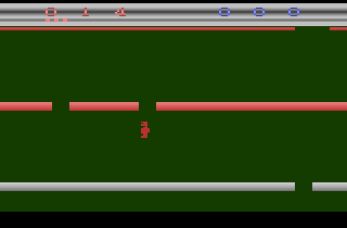 Screenshot of Fall Down (Atari 2600, 2005) - MobyGames
