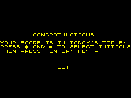 Screenshot of Pac-Man (ZX Spectrum, 1980) - MobyGames