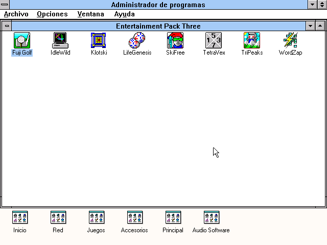 Screenshot of Microsoft Entertainment Pack 3 (Windows 3.x, 1991 ...