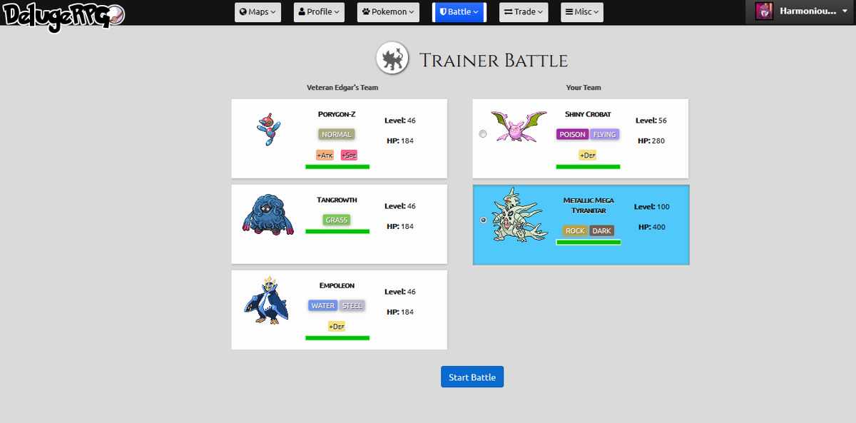 Screenshot of DelugeRPG (Browser, 2009) - MobyGames