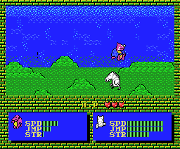 Screenshot of Akanbe Dragon (MSX, 1988) - MobyGames