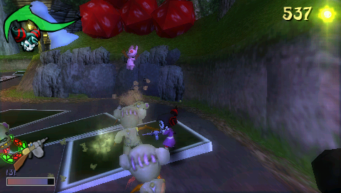 Screenshot of Death Jr. II: Root of Evil (PSP, 2006) - MobyGames