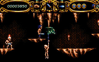 Screenshot of Myth: History in the Making (Amiga, 1989) - MobyGames