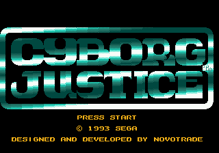 Screenshot of Cyborg Justice (Genesis, 1993) - MobyGames