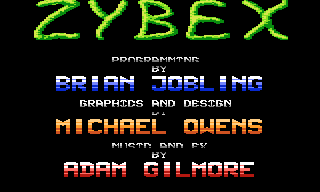 Zybex screenshots - MobyGames