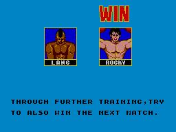 Screenshot of Rocky (SEGA Master System, 1987) - MobyGames
