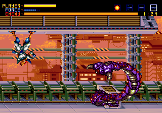 Screenshot of Alien Soldier (Genesis, 1995) - MobyGames