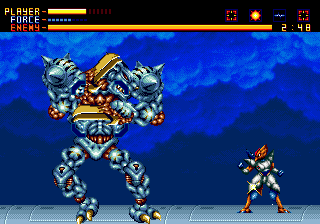 Screenshot of Alien Soldier (Genesis, 1995) - MobyGames