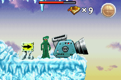 Screenshot of Gumby vs. the Astrobots (Game Boy Advance, 2005) - MobyGames