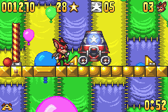 Screenshot of Aero the Acro-Bat (Game Boy Advance, 1993) - MobyGames