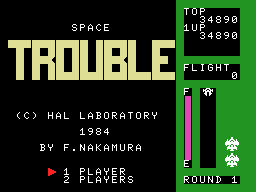 Space Trouble (1984) - MobyGames