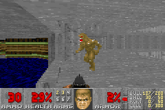 Screenshot of Doom II (Game Boy Advance, 1994) - MobyGames