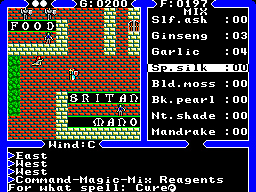 Screenshot of Ultima IV: Quest of the Avatar (SEGA Master System, 1985 ...
