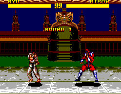Screenshot of Street Fighter II: Champion Edition (SEGA Master System ...