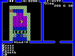 Screenshot of Ultima IV: Quest of the Avatar (SEGA Master System, 1985 ...