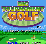 Screenshot of Neo Turf Masters (Neo Geo Pocket Color, 1996) - MobyGames
