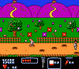 Screenshot of Cool World (NES, 1993) - MobyGames