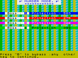 Screenshot of Gangsters! (ZX Spectrum, 1983) - MobyGames