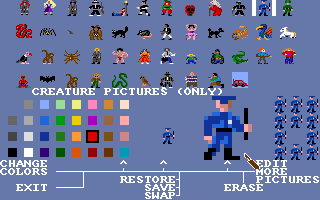 Screenshot of Stuart Smith's Adventure Construction Set (Amiga, 1985) - MobyGames