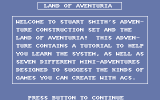 Screenshot of Stuart Smith's Adventure Construction Set (Amiga, 1985) - MobyGames