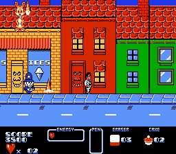 Screenshot of Cool World (NES, 1993) - MobyGames