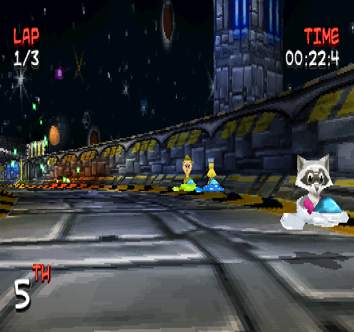 Screenshot of Miracle Space Race (PlayStation, 2003) - MobyGames