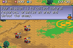 Screenshot of Mech Platoon (Game Boy Advance, 2001) - MobyGames