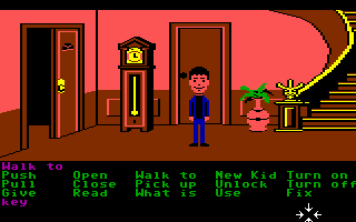 Screenshot of Maniac Mansion (Commodore 64, 1987) - MobyGames