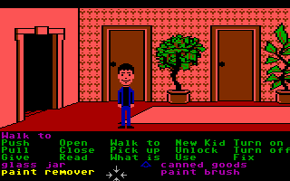 Screenshot of Maniac Mansion (Commodore 64, 1987) - MobyGames