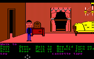 Screenshot of Maniac Mansion (Commodore 64, 1987) - MobyGames