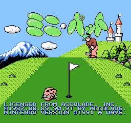 Screenshot of Mini-Putt (NES, 1987) - MobyGames