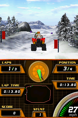 Screenshot of ATV Quad Frenzy (Nintendo DS, 2005) - MobyGames