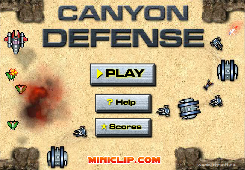 Screenshot of Canyon Defense (Browser, 2008) - MobyGames