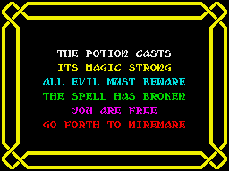 Screenshot of Knight Lore (ZX Spectrum, 1984) - MobyGames