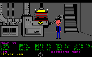 Screenshot of Maniac Mansion (Commodore 64, 1987) - MobyGames