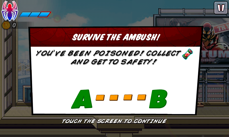 Screenshot of Spider-Man: Ultimate Power (Android, 2014) - MobyGames