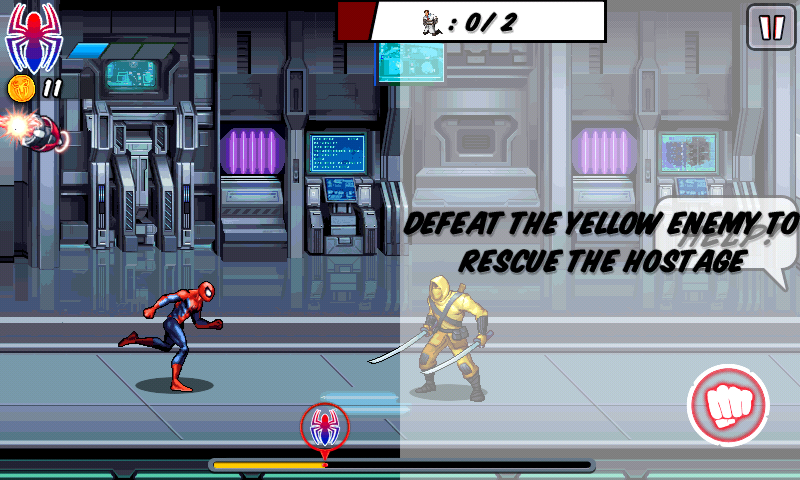 Screenshot of Spider-Man: Ultimate Power (Android, 2014) - MobyGames