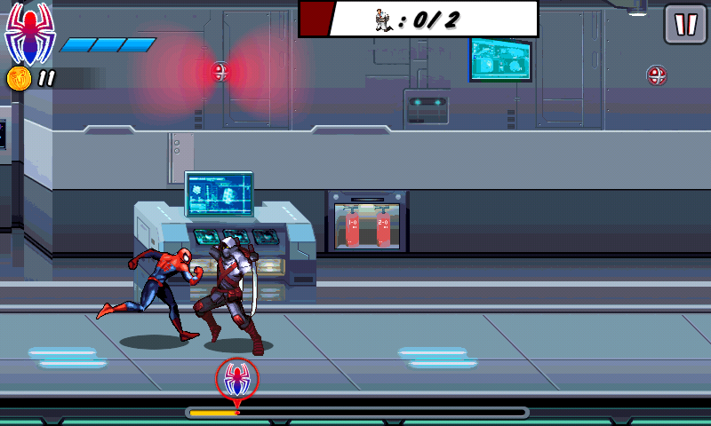 Screenshot of Spider-Man: Ultimate Power (Android, 2014) - MobyGames