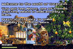 Screenshot of Creatures (Game Boy Advance, 1996) - MobyGames
