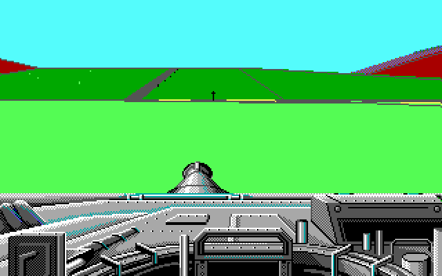 Screenshot of Tank: The M1A1 Abrams Battle Tank Simulation (DOS, 1989 ...