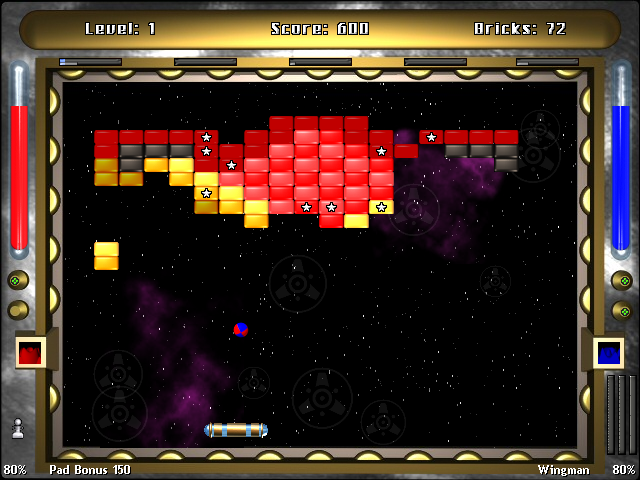 Screenshot of Acky's XP Breakout (Windows, 2004) - MobyGames