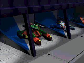 Screenshot of Cyber Sled (PlayStation, 1993) - MobyGames