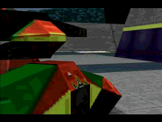 Screenshot of Cyber Sled (PlayStation, 1993) - MobyGames